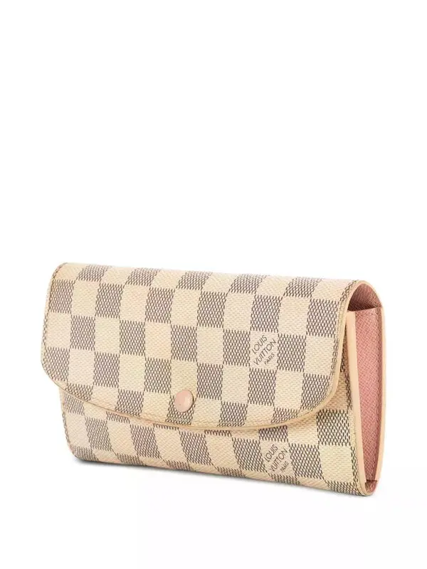 LOUIS VUITTON Emilie Check-pattern Wallet