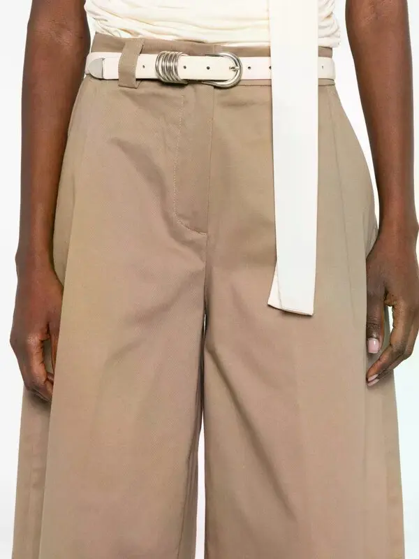 THELATEST Pleated Shorts - Brown