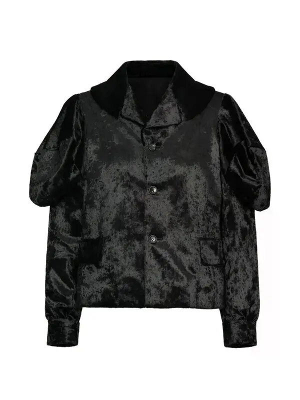 Comme Des Garçons Puff-sleeve Cropped Jacket