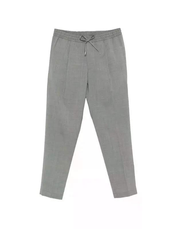 BRIGLIA 1949 Drawstring-waistband Trousers - Grey