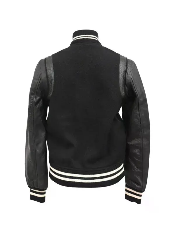 Saint Laurent Striped Bomber Jacket
