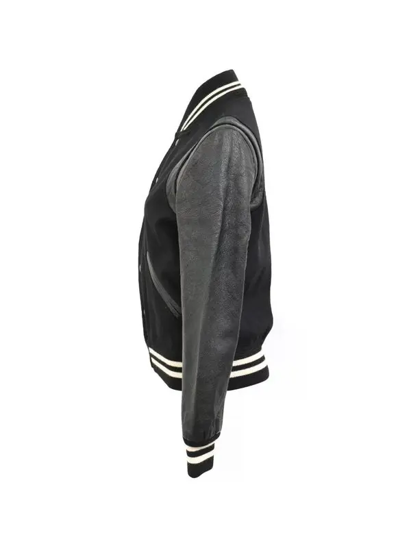 Saint Laurent Striped Bomber Jacket