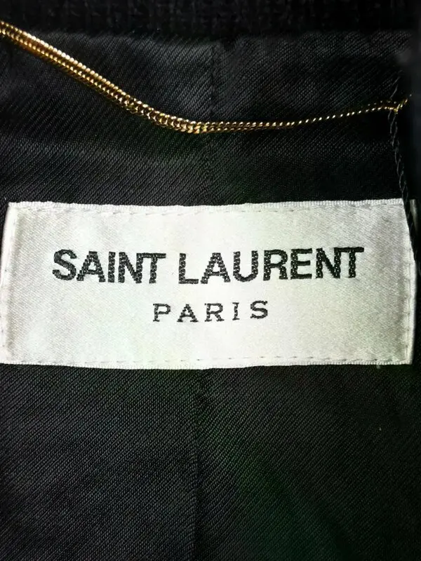Saint Laurent Striped Bomber Jacket