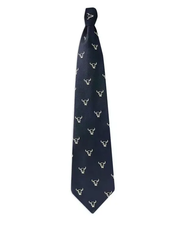 Ralph Lauren Skull-motif Neck Tie - Blue