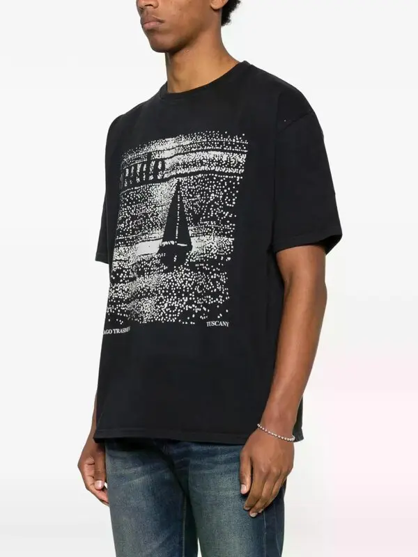 Rhude Graphic-print T-shirt - Black