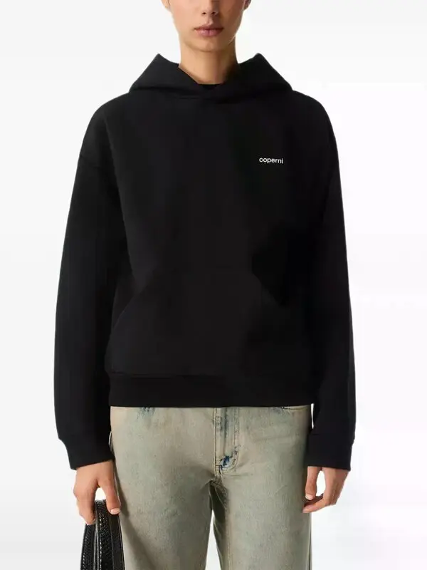Coperni Logo-print Hoodie - Black
