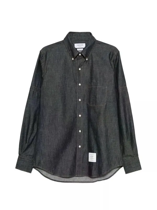 Thom Browne Logo-patch Shirt
