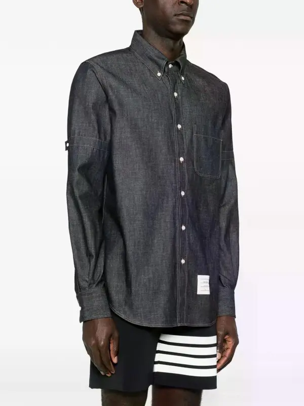 Thom Browne Logo-patch Shirt