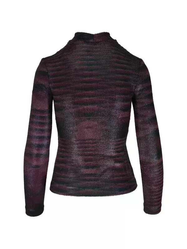 Missoni Patterned Mock-neck T-shirt
