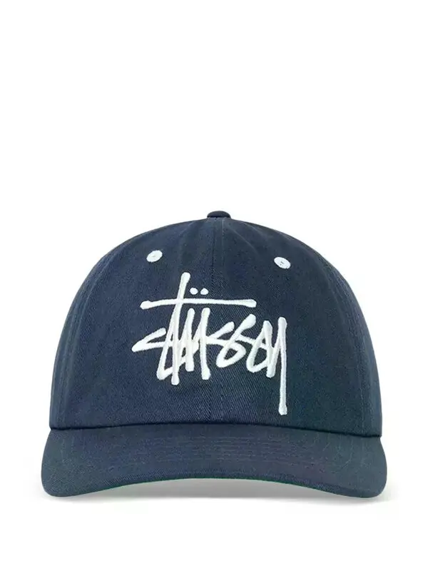 StÜssy Logo-embroidered Snapback Cap - Blue