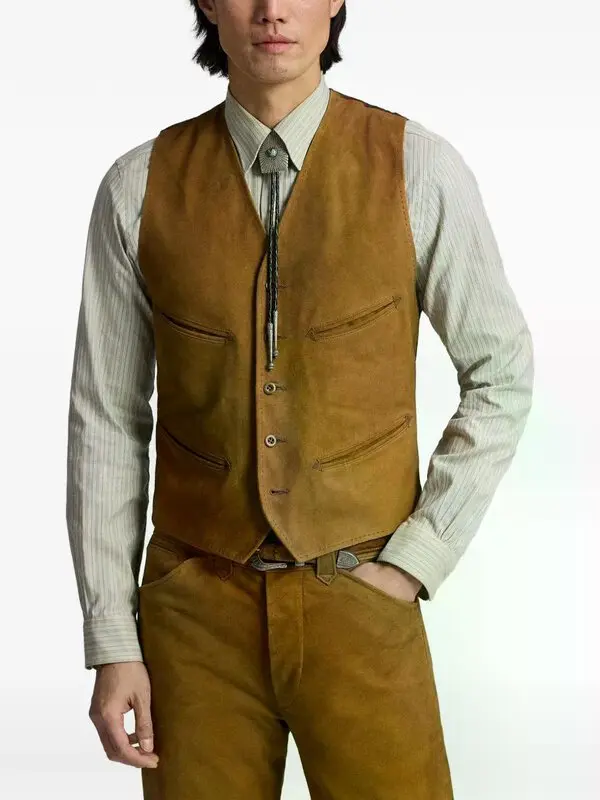 Ralph Lauren Suede Waistcoat