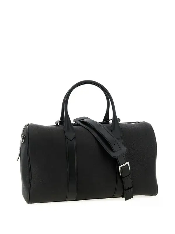 TOM FORD Leather Duffle Bag - Black