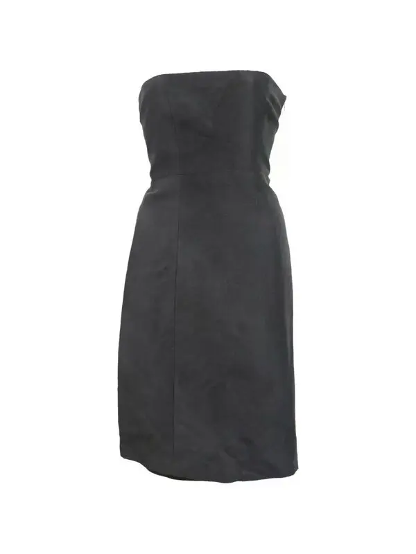 Theory Floral Strapless Mini Dress