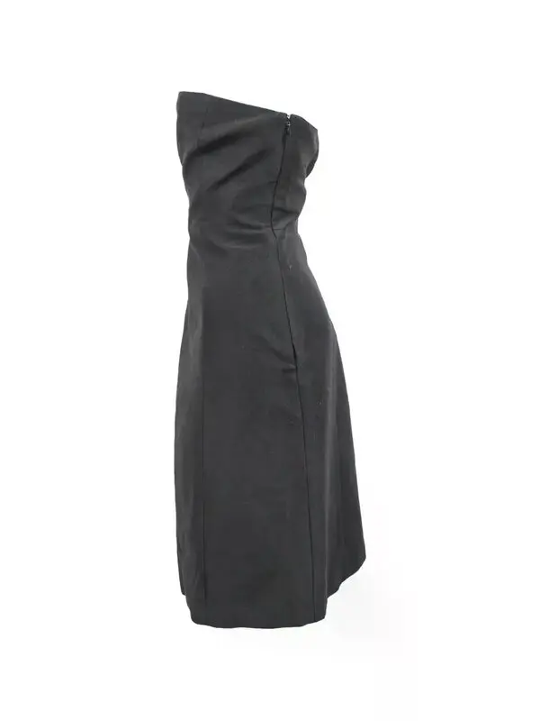 Theory Floral Strapless Mini Dress