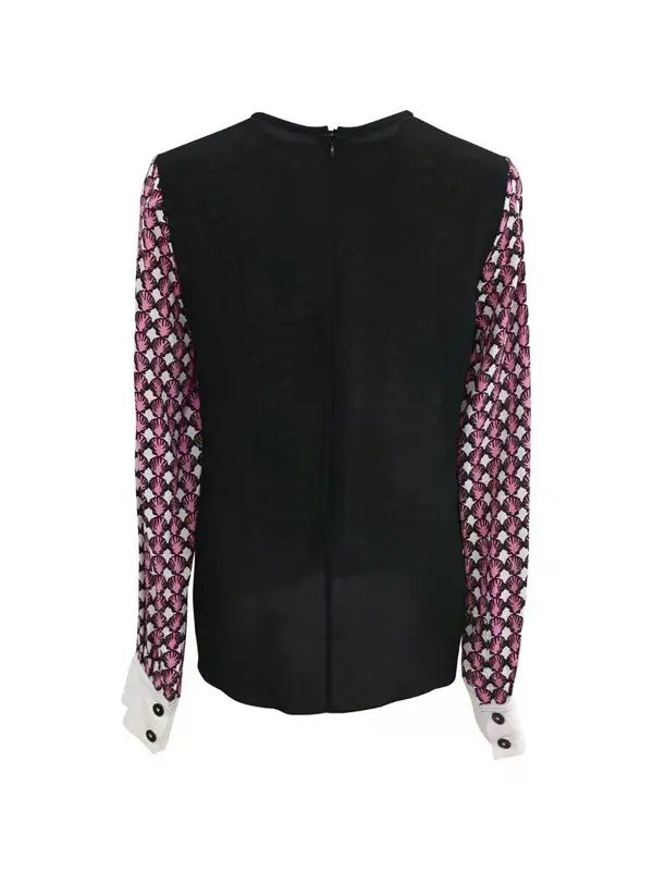 Marni Shell-print Long-sleeve Blouse