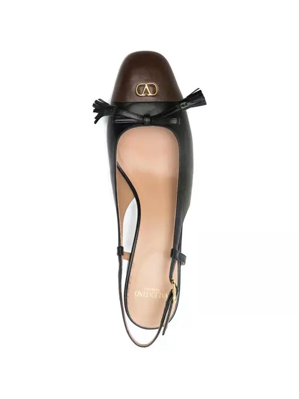 Valentino Garavani Valet Du Roi Bow-detail Slingback Pumps
