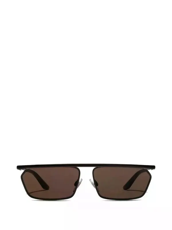 Dolce & Gabbana Rectangle Metal Sunglasses - Black