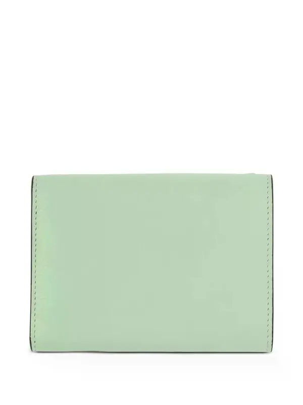 Marni Logo-embroidered Tri-fold Wallet