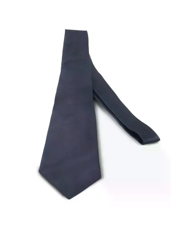 Dolce & Gabbana Pointed-tip Silk Neck Tie - Blue