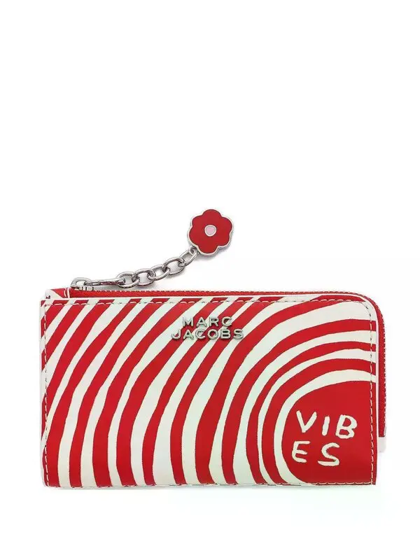 Marc Jacobs X David Shrigley Flower-charm Wallet - White