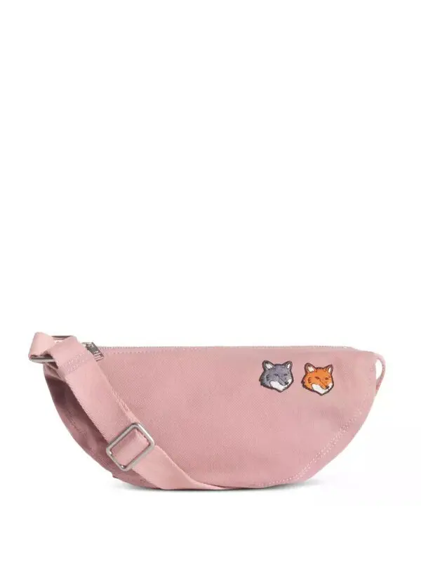 Maison Kitsuné Embroidered Shoulder Bag
