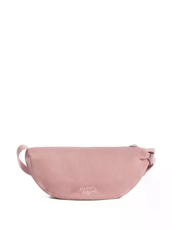 Maison Kitsuné Embroidered Shoulder Bag