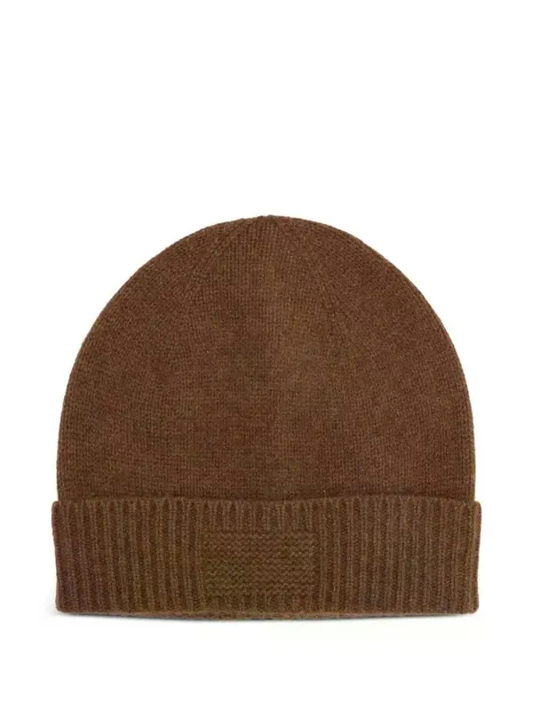 Guest In Residence Ribbed Beanie - Brown