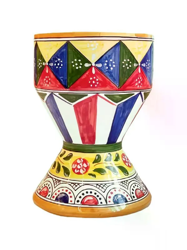 Dolce & Gabbana Geometric-pattern Outdoor Vase - Yellow