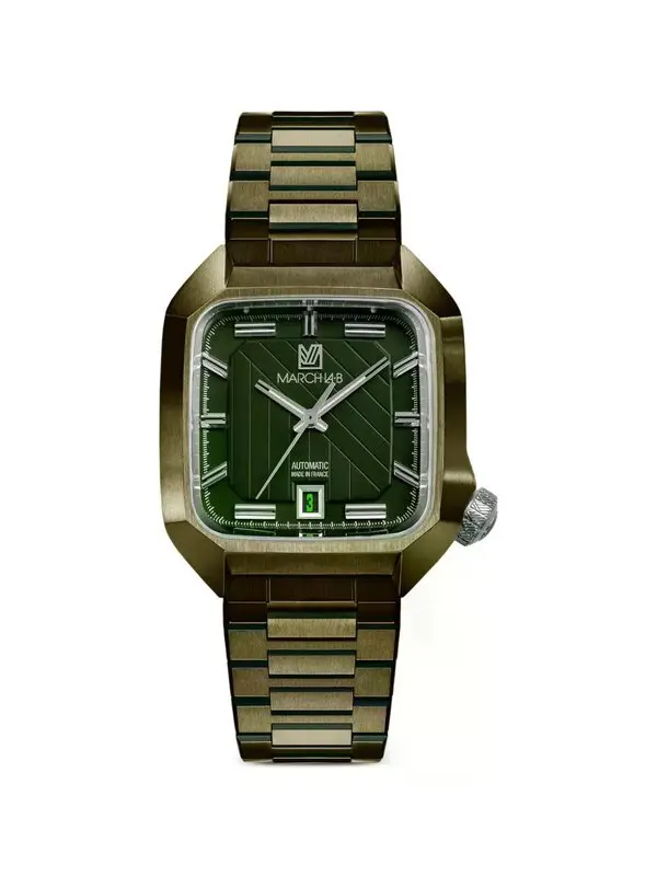 MARCH LA.B Am2 Slim 36mm Watch - Green