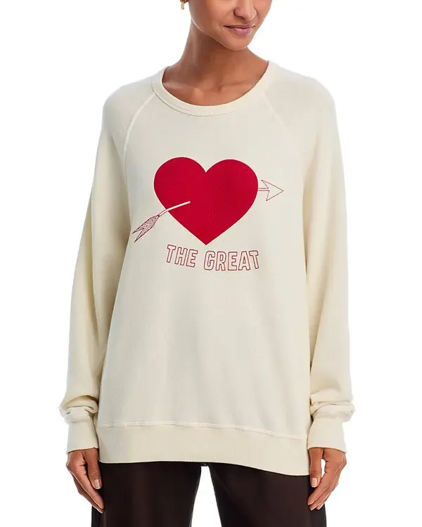 The Great. Heart Sweatshirt