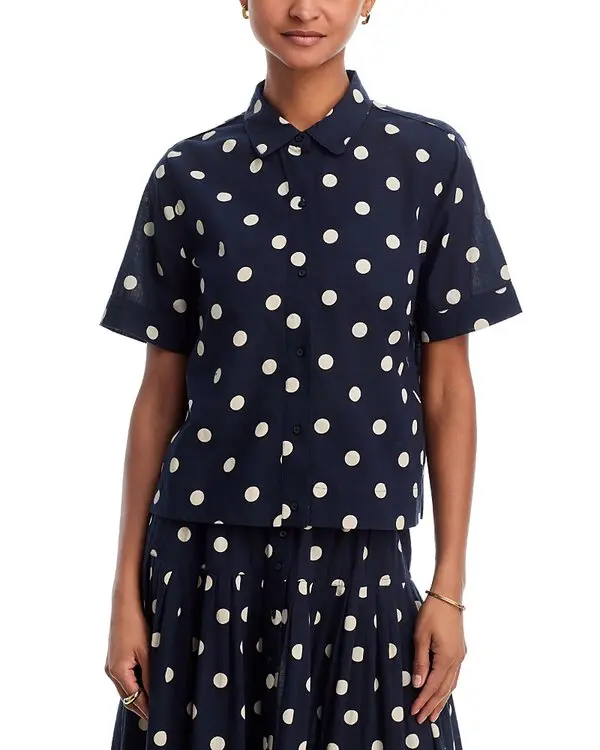 The Great. The Messenger Polka Dot Top
