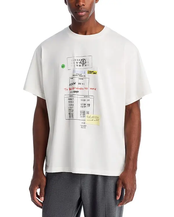 MAISON MARGIELA Short Sleeve Graphic Tee