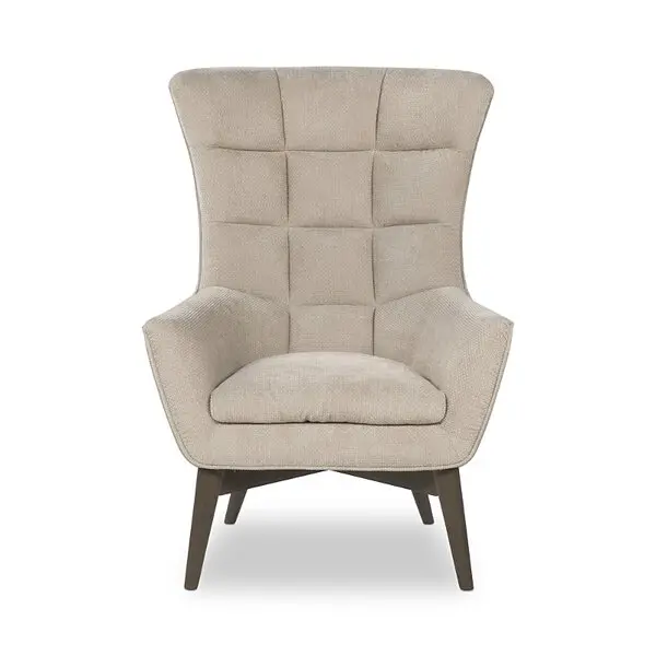 GIUSEPPE NICOLETTI Florence Leather And Fabric Chair - Antares - Crema (outer) / Aston - Avor