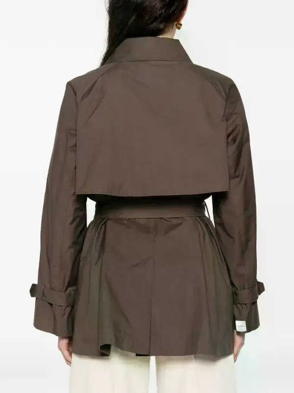 Max Mara Buttoned Belted Coat