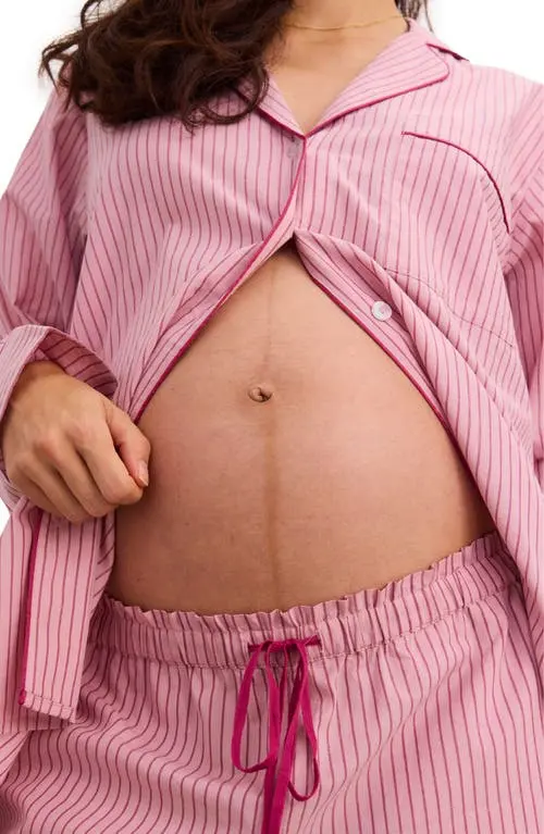 Hatch The Striped Cotton Classic Pj Set