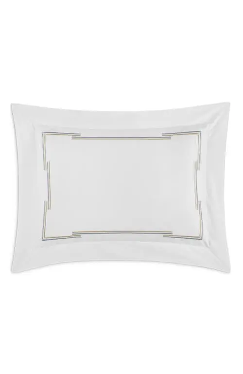 TOGAS Metalisi Embroidery Pillowcase - White