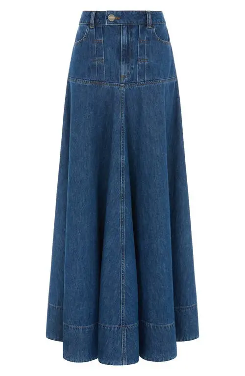 ALIGNE Liza Denim Maxi Skirt