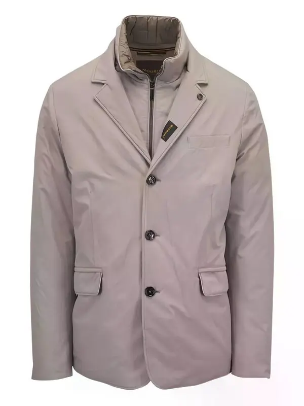 MOORER Notched Lapel Single-breasted Coat