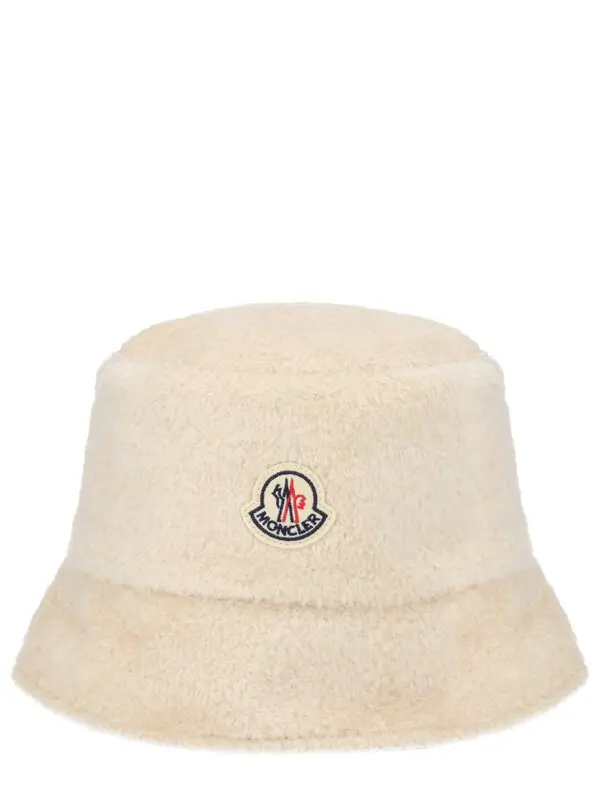 Moncler Bucket Hat Teddy Effect - Beige