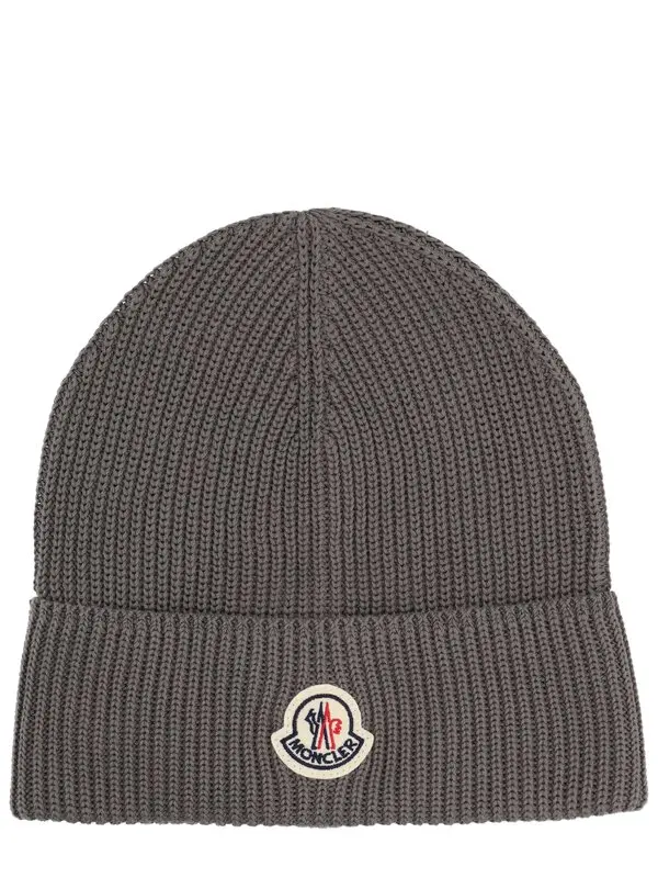 Moncler Logo Cap - Grey