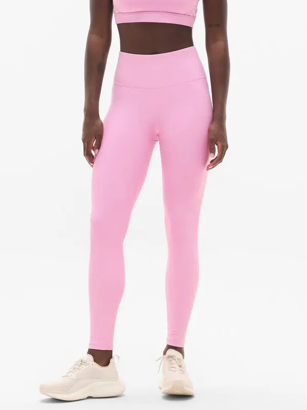 Athleta Interval High Rise Legging - Quartz Pink