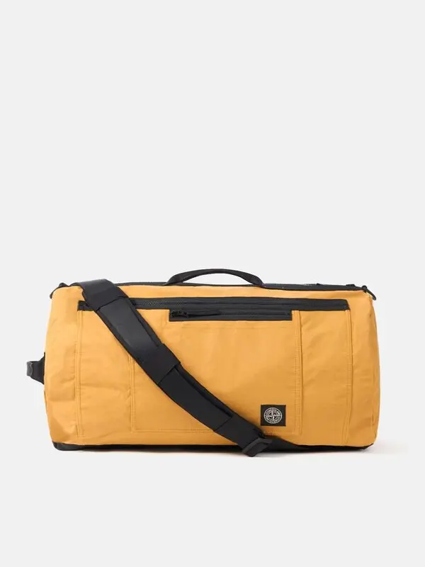Stone Island Large Duffle Bag - Yellow