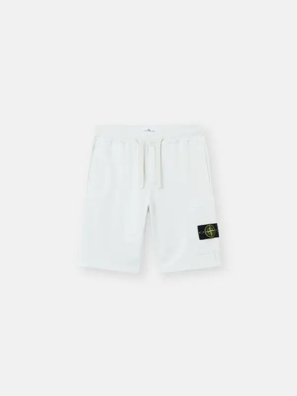 Stone Island Organi Cotton Shorts - Blue