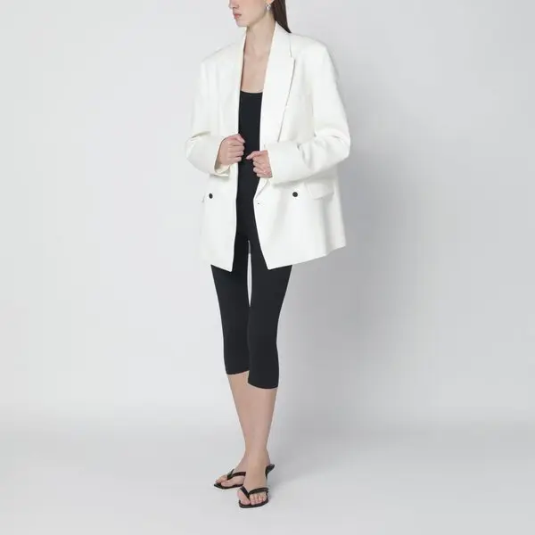 THE FRANKIE SHOP Double-breasted Wool-blend Jacket