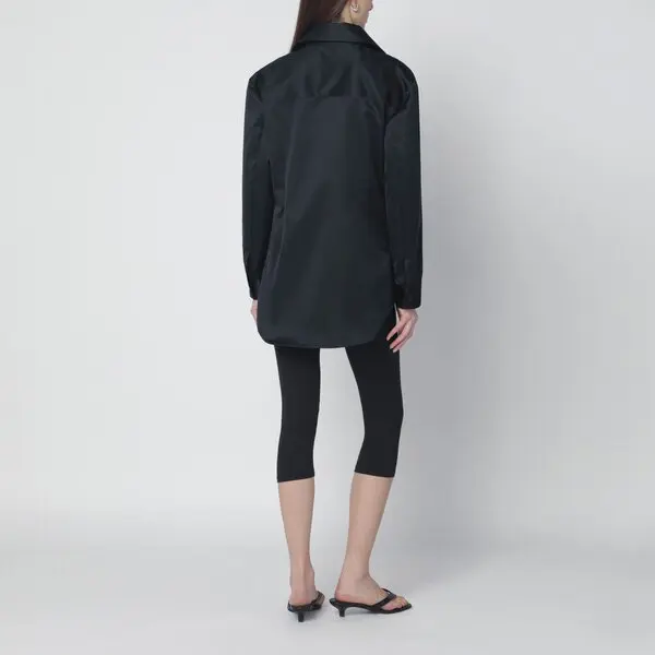 THE FRANKIE SHOP Satin Shirt Dress