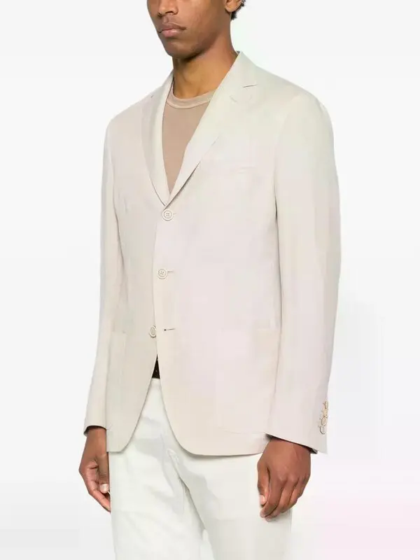 Eleventy Single-breasted Blazer - Neutrals