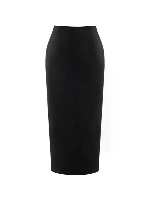 POST MERIDIEM Peplum Maxi Skirt