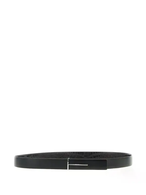 TOM FORD Reversible Python-print Buckle Belt