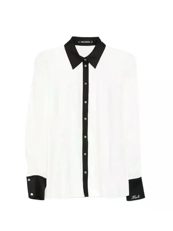 Karl Lagerfeld Pleated Shirt