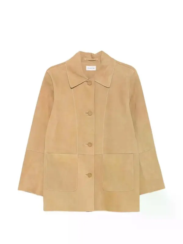P.a.r.o.s.h Minuetto Panelled Suede Coat